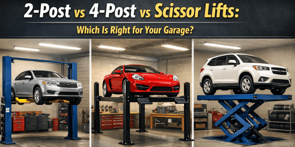 2-Post vs 4-Post vs Scissor Lifts: Which Is Right for Your Garage ...