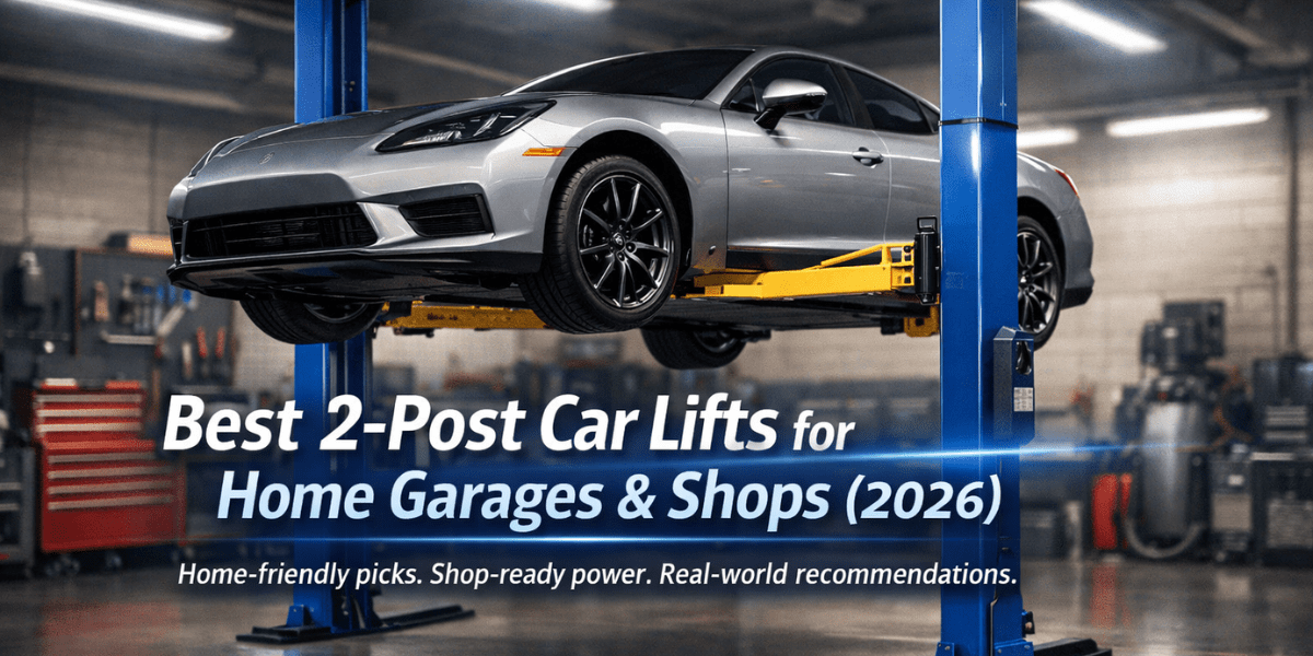 Best 2-Post Car Lifts for Home Garages and Shops in 2026 - Pitstop Pro
