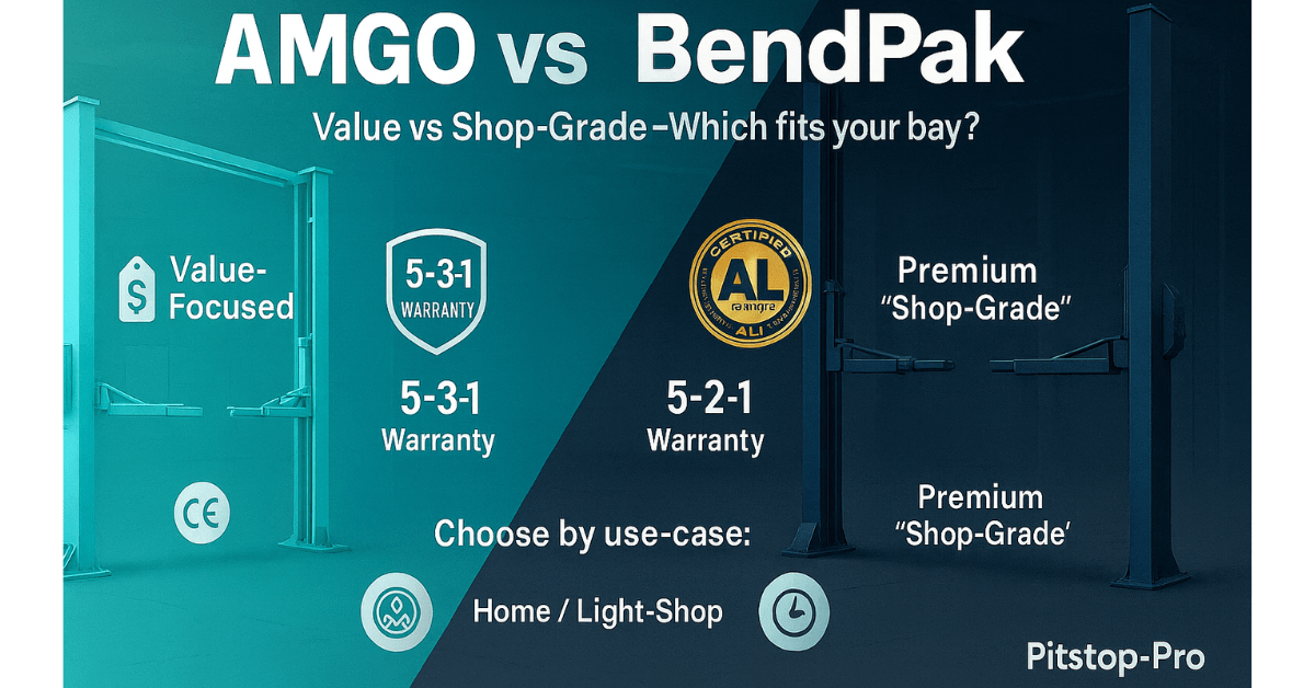 AMGO vs BendPak: Which Professional Lift Brand Delivers More Value ...